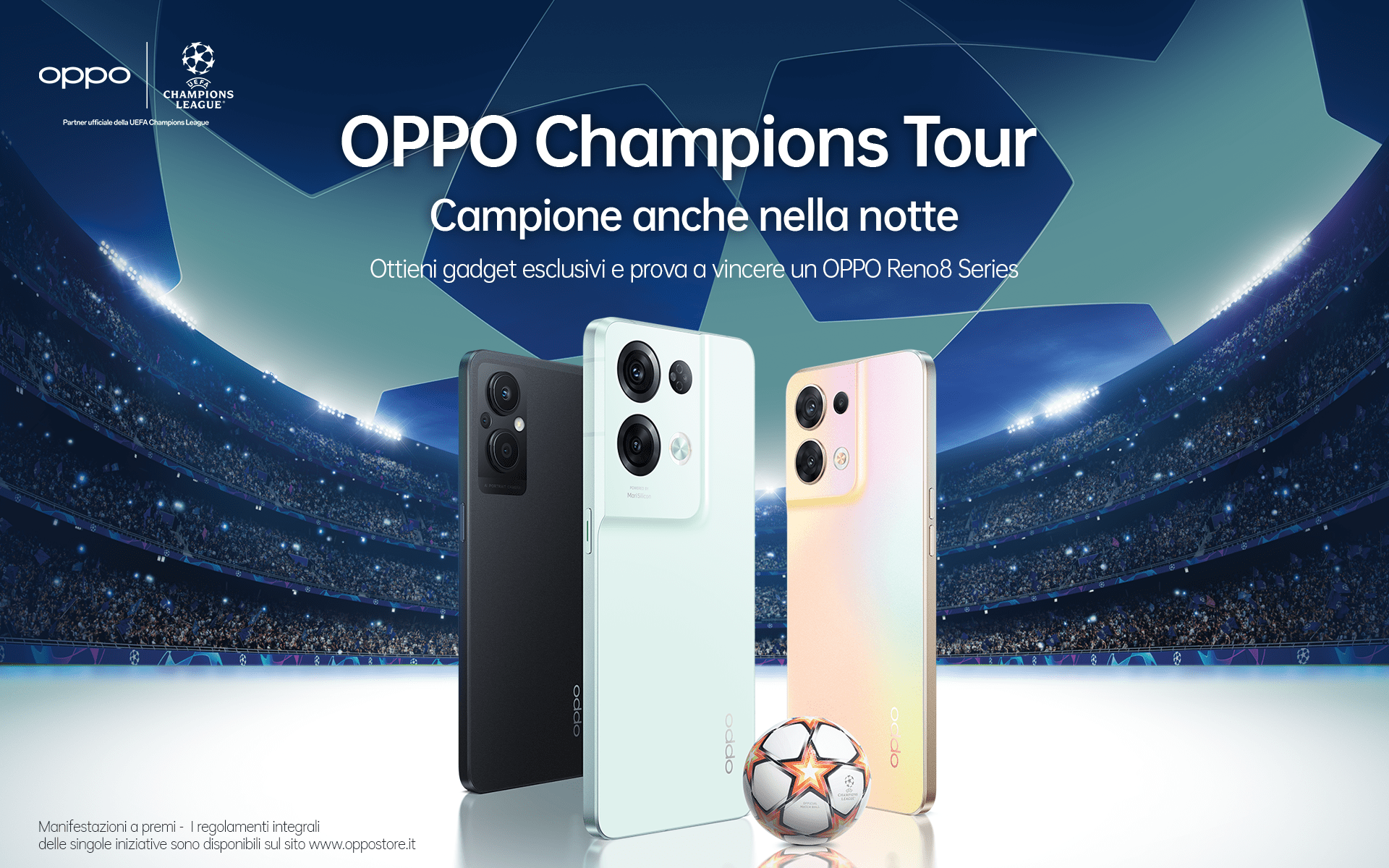Oppo: l’esperienza della UEFA Champions League in giro per l’Italia ...